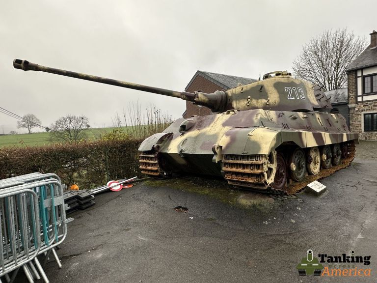 The King Tiger at December 44 Museum (La Gleize, Belgium) — A Monument ...